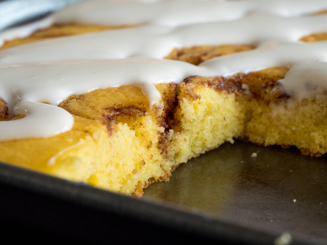 Cinnamon Roll Sheet Cake Cinnamon Roll TEXAS SHEET CAKE