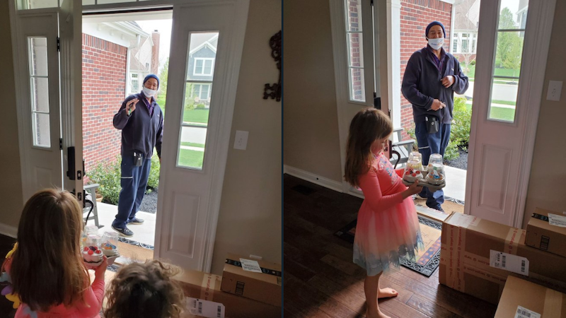 FedEx Worker Surprises Girl With Cupcakes On Her Birthday | 12 Tomatoes