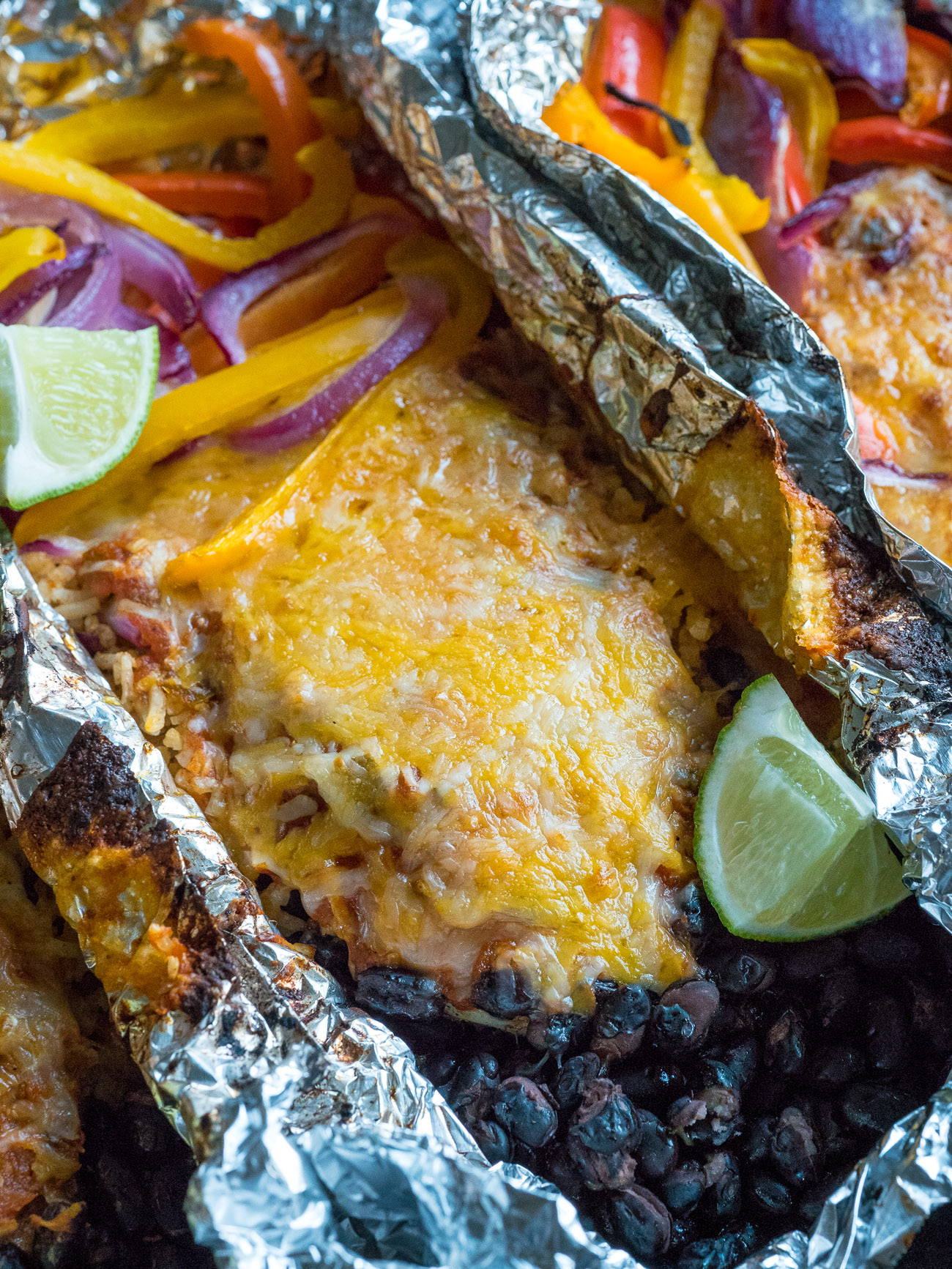 Foil Grilled Chicken Rice