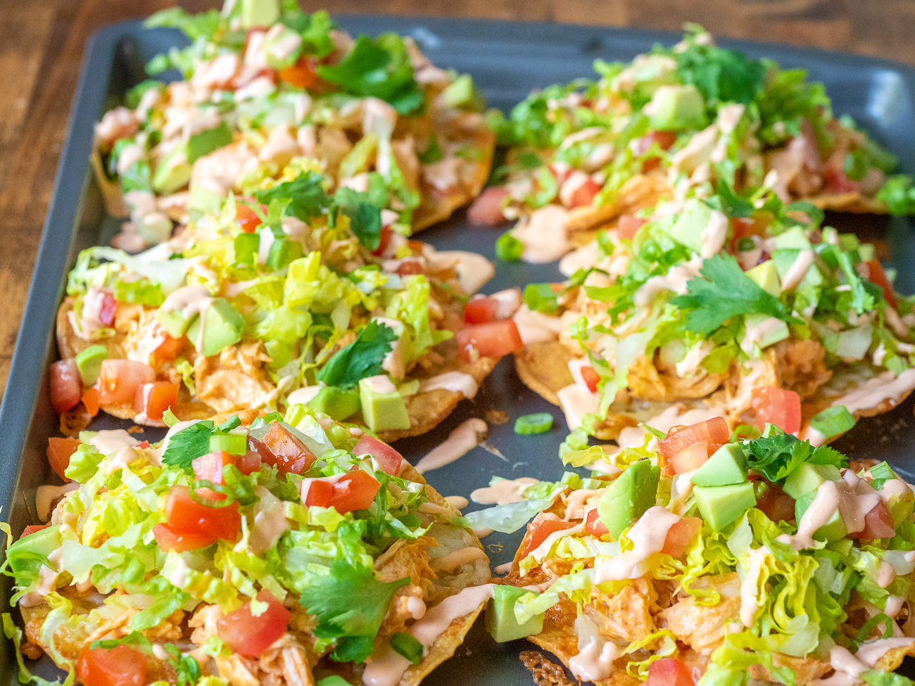 Chicken Tostadas