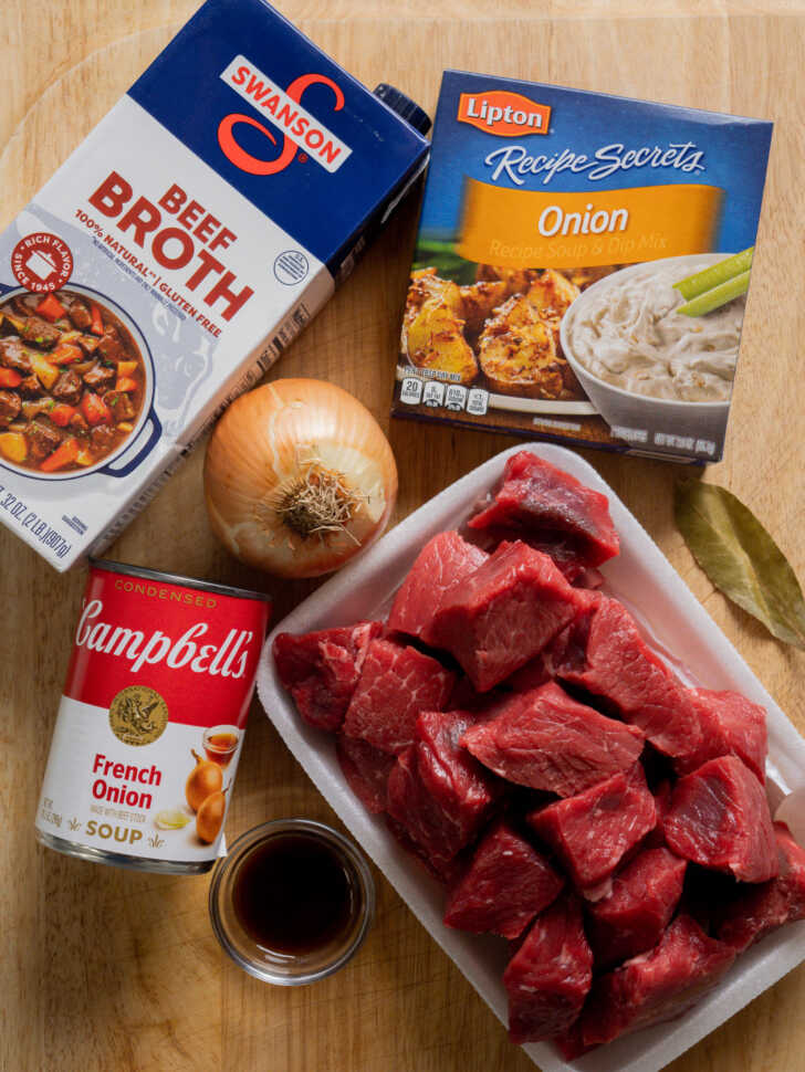 Double French Onion Beef Tips and Gravy | 12 Tomatoes