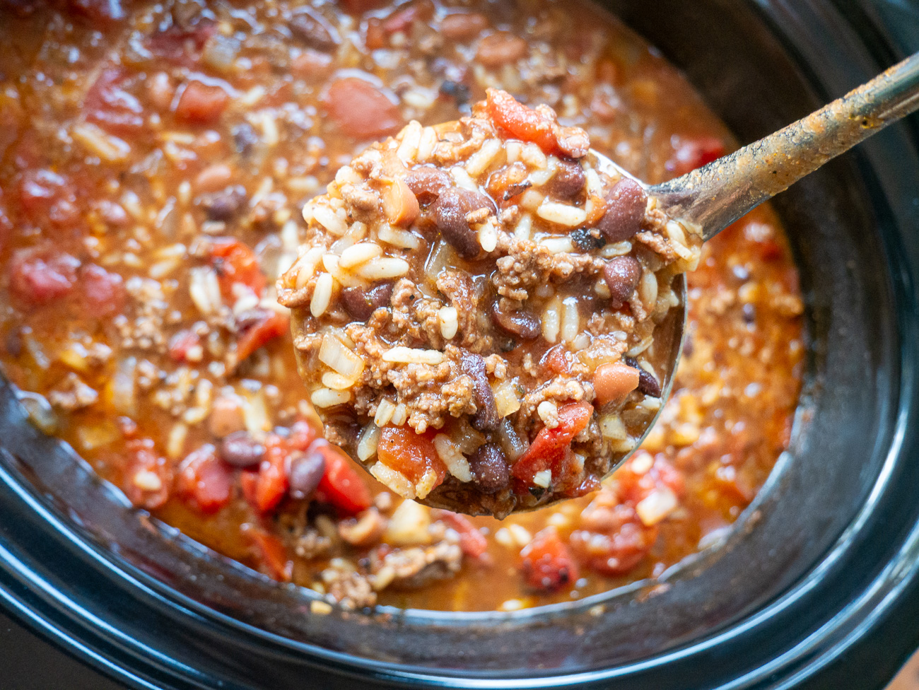 Slow Cooker Taco Rice Soup | 12 Tomatoes