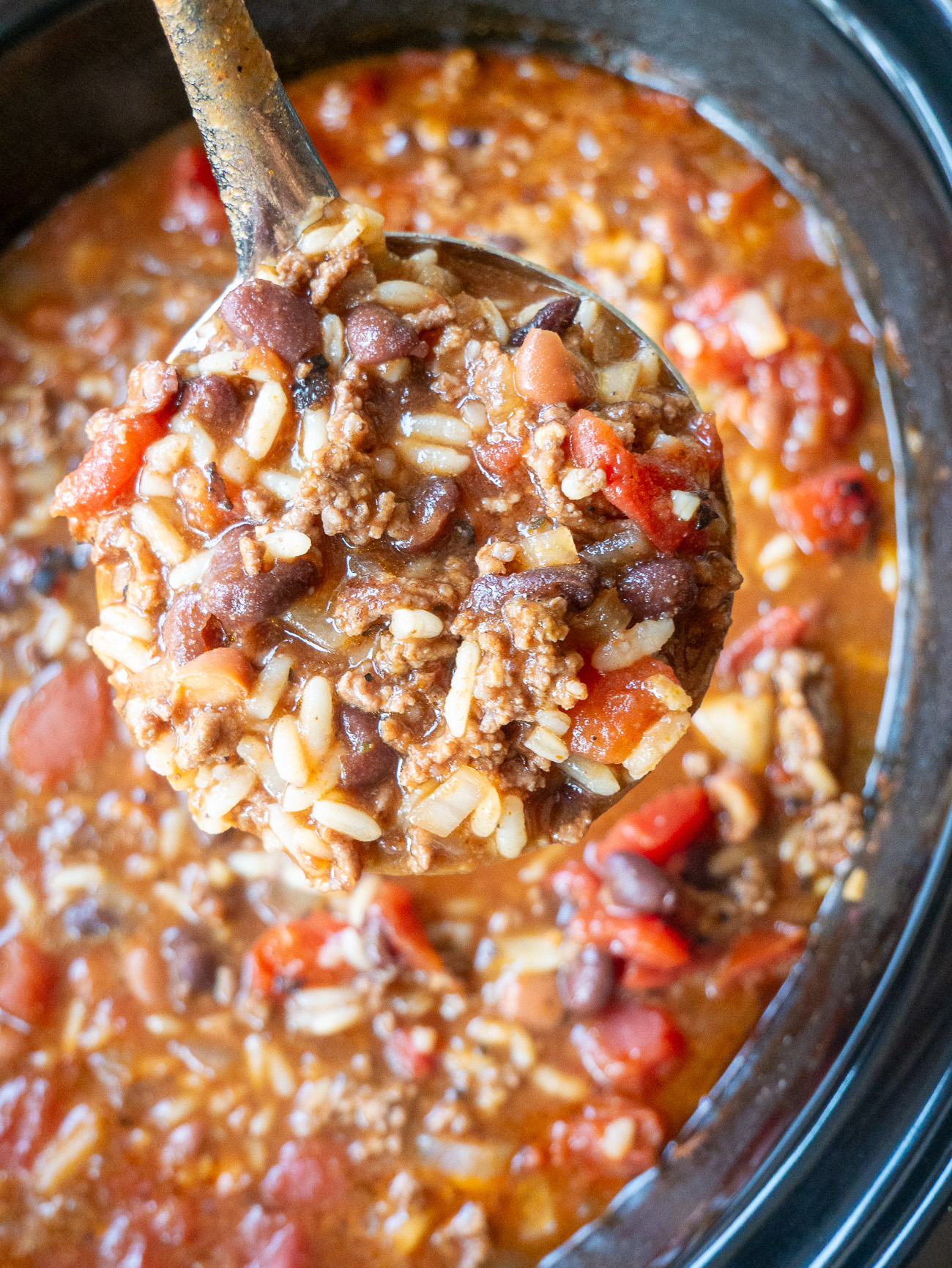 Slow Cooker Taco Rice Soup | 12 Tomatoes