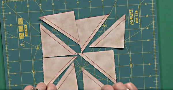 Quick, Easy And Accurate, Learn To Make 8 Triangle Squares At Once ...